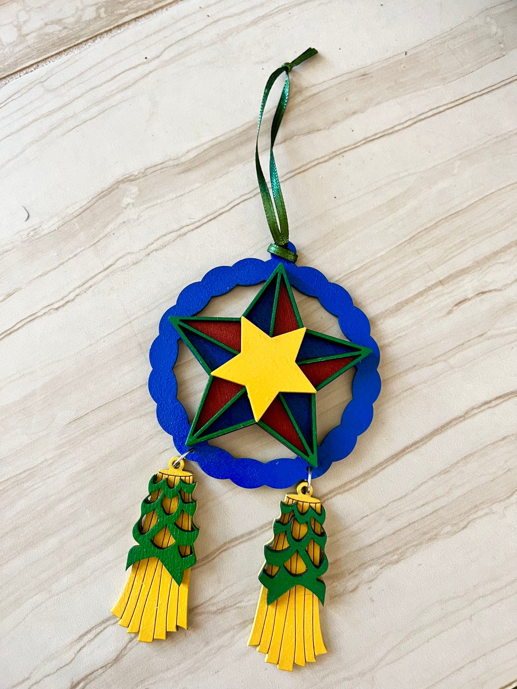 Filipino Wooden Parol Ornament – KUBO Long Beach